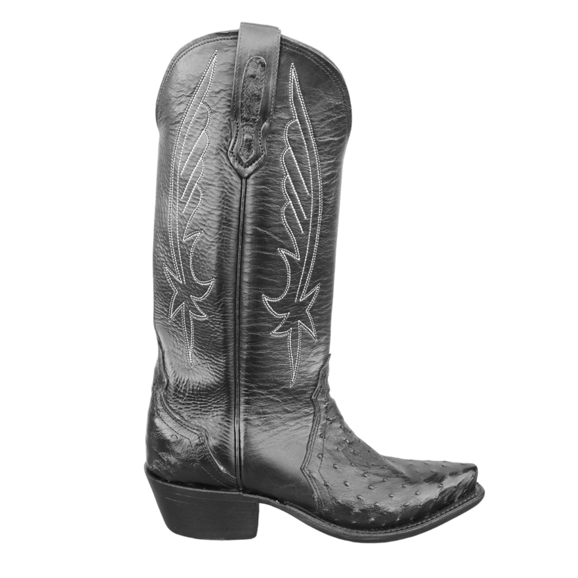 THS Ranch x Fenoglio Women's Full Quill Ostrich Black Cowgirl Boots - SALE | The Hat Store, LLC