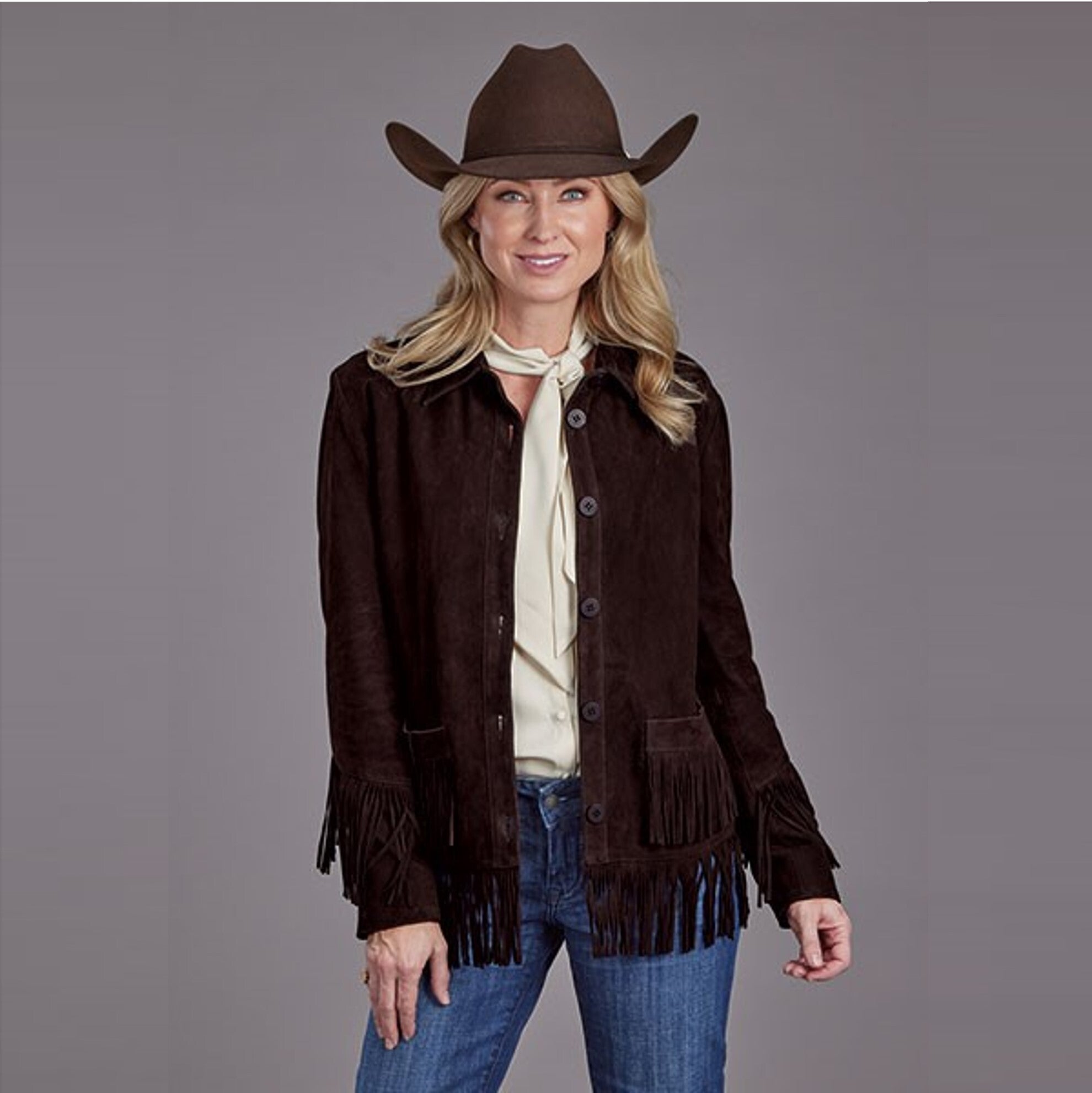 Stetson Suede Fringe Jacket | The Hat Store, LLC